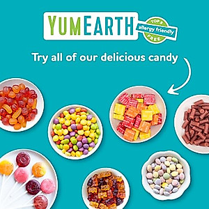YumEarth Organic Pops Variety Pack, 250 Fruit Flavored Favorites Lollipops, Allergy Friendly, Gluten Free, Non-GMO, Vegan, No Artificial Flavors or Dyes