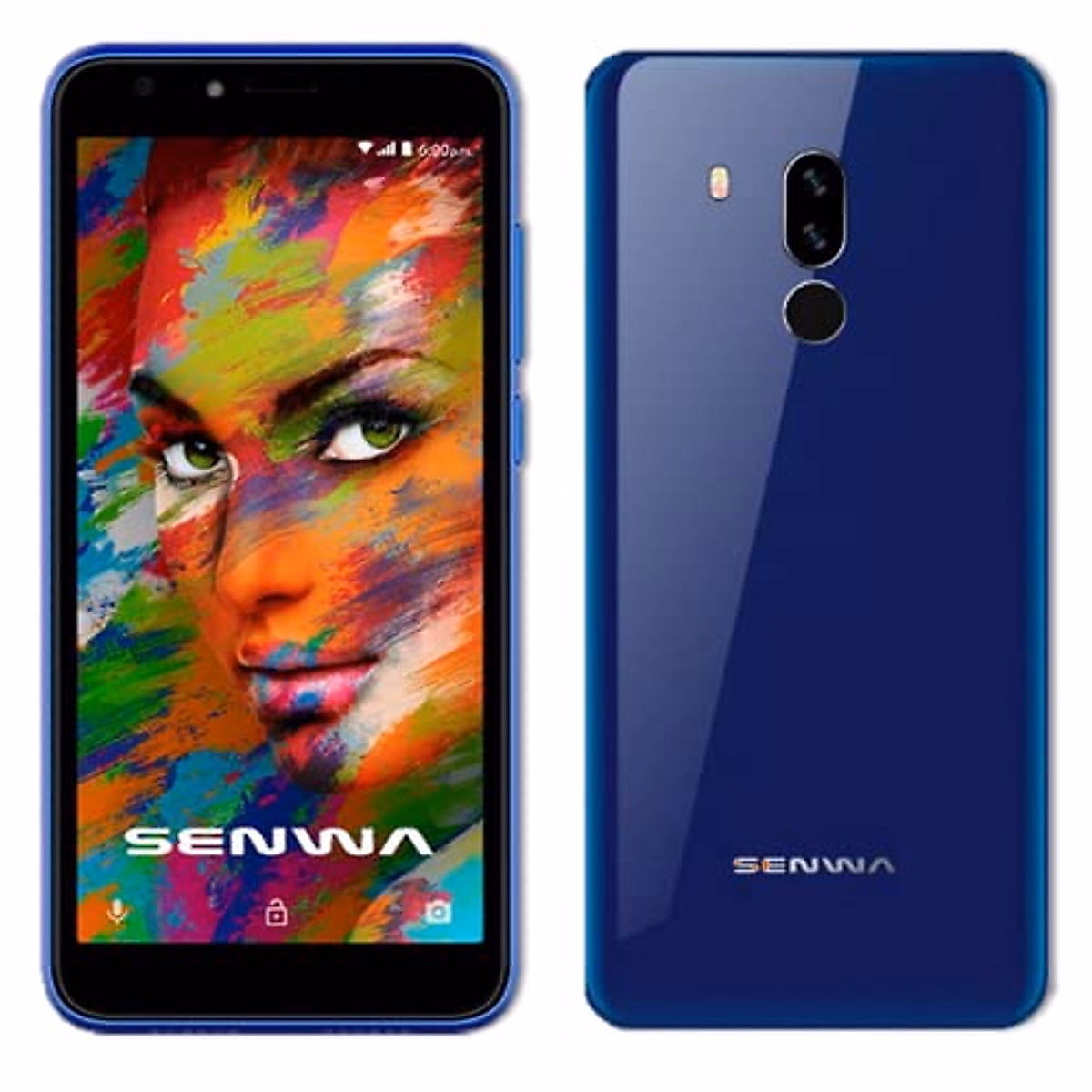 Senwa 2022 | Unlocked 4G LTE Smartphone | 5" HD Display | Finger Print | Android 11| ATT TMobile Speed Talk