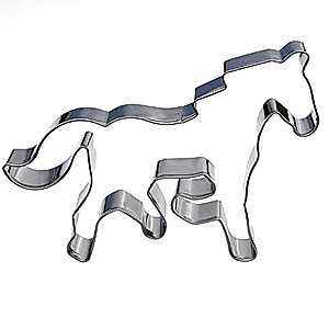 Horse Farm Animal Cookie Cutter, Premium Food-Grade Stainless Steel, Dishwasher Safe