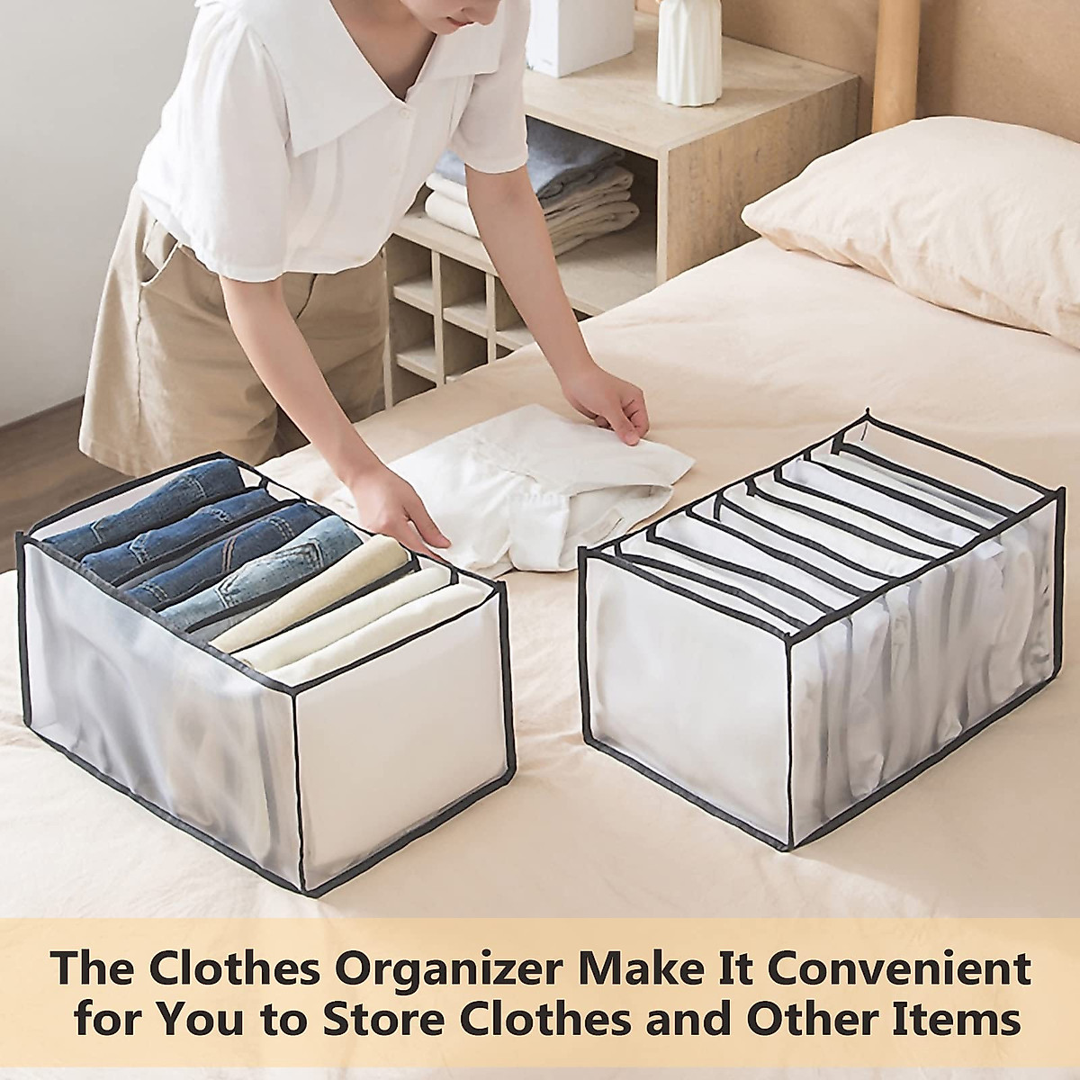 TIGARI Wardrobe Clothes Organizer