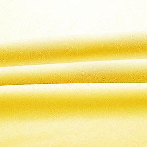 California King Size Sheet Set - 6 Piece 21 Inches Deep Pocket 1000 Thread Count Bed Sheet Set for California King Bed Double Brushed Cotton Yellow Bedding Sheets & Pillowcases