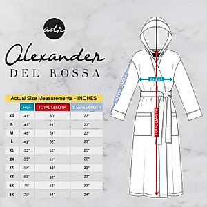 Alexander Del Rossa Womens Fluffy Robe, Fuzzy Robe for Women, Long Hooded Robes for Women, Plus Size Robe Pink Rose Quartz Medium (A0304RSQMD)