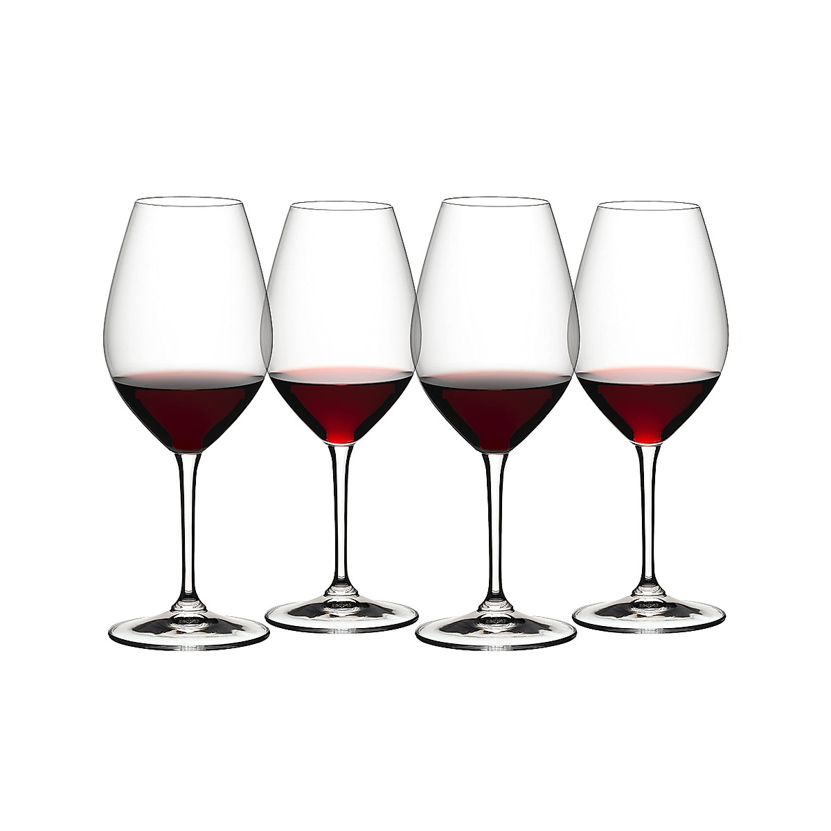 Riedel 6422/02-4 Red Wine Glasses, Set of 4, Riedel Wine Friendly Riedel 002, Red Wine, 30.0 fl oz (997 ml)