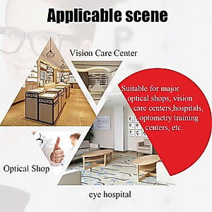 Optometry Lifting Chin Bracket Optometry Lifting Chin Bracket, Optical Instrument Forehead Support with Height Adjustment Knob, 95mm Lifting Distance, for Optical Shops, Vision Care Center