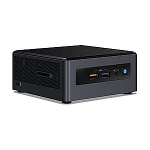 NUC BOX8I3CYSN2 Home & Business Mini Desktop (Intel i3-8121U 2-Core, 4GB RAM, 256GB PCIe SSD + 1TB HDD (2.5), AMD Radeon 540, WiFi, Bluetooth, 4xUSB 3.1, 2xHDMI, SD Card, Win 11 Home) with Hub