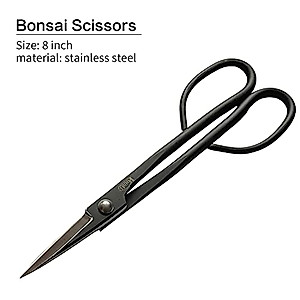 vouiu 5-Piece Bonsai Tool Set,Knob Cutter,Concave Cutter,Wire Cutter,Jin Pliers,Bonsai Scissors