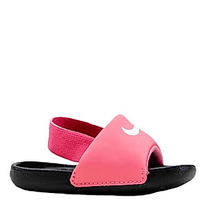 Nike Boy's Aqua-Gear Baby/Toddler Slide, Digital Pink White Black, 21 EU