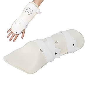 Wrist Support Splint, Pain Relief Hard Shell Wrist Brace for Sports Injuries for Women for Sprain for Joint Instability for Men for Carpal Tunnel(Right Hand, L)