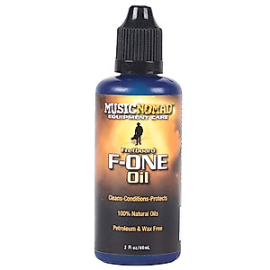 MusicNomad F-ONE Fretboard Oil Cleaner & Conditioner 2 oz (MN105)