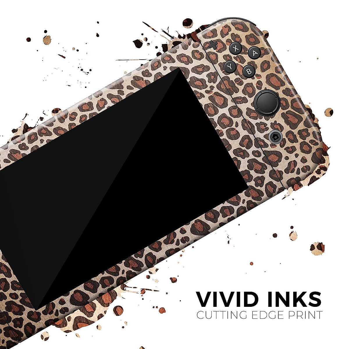 Design Skinz - Compatible with Nintendo Switch Lite - Skin Decal Protective Scratch-Resistant Removable Vinyl Wrap Cover - Vibrant Cheetah Animal Print V3