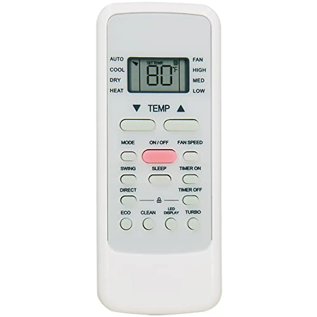 Replacement Remote Control for Midea TGM AC Air Conditioner RG51A(2)/EU1 RG51A(2) EU1 MWPOT12SA MWPOT12S MWPOT18S MWPOT24S