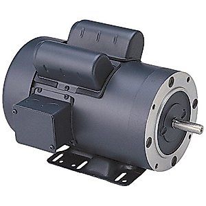 Leeson 114995.00 General Purpose C Face Motor, 1 Phase, 56HC Frame, Rigid Mounting, 2HP, 3600 RPM, 115/208-230V Voltage, 60Hz Fequency