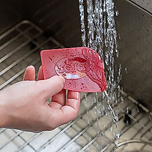 Lodge LDP3 Reversible Grill/Griddle, 9.5-inch x 16.75-inch & SCRAPERCOMBO Pan and Grill Scraper, Set of 2