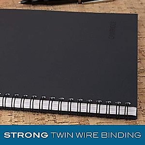 Cambridge Limited Business Notebook, Legal Ruled,6-5/8" x 9-1/2" Page Size, 80 Sheets , Wirebound, Gray (06672)