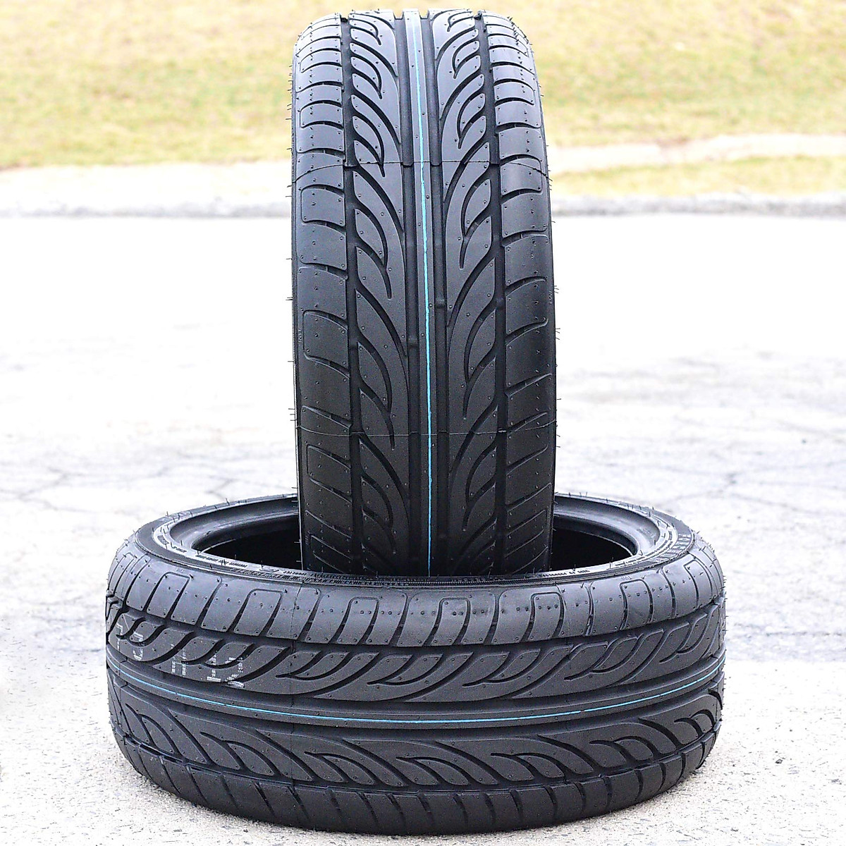 Set of 2 (TWO) Forceum Hena All-Season Passenger Car High Performance Radial Tires-215/45R17 215/45ZR17 215/45/17 215/45-17 91W Load Range XL 4-Ply BSW Black Side Wall UTQG 400AA