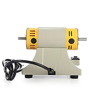 JIAN YA NA Jewelry Rock Polishing Buffer Machine 110V 350W TM-2 Bench Lathe Polisher