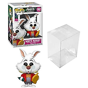 White Rabbit w/Watch Pop #1062 - Alice in Wonderland 70th Anniversary Vinyl Figure (Bundled with Plastic Protector Case/Box)