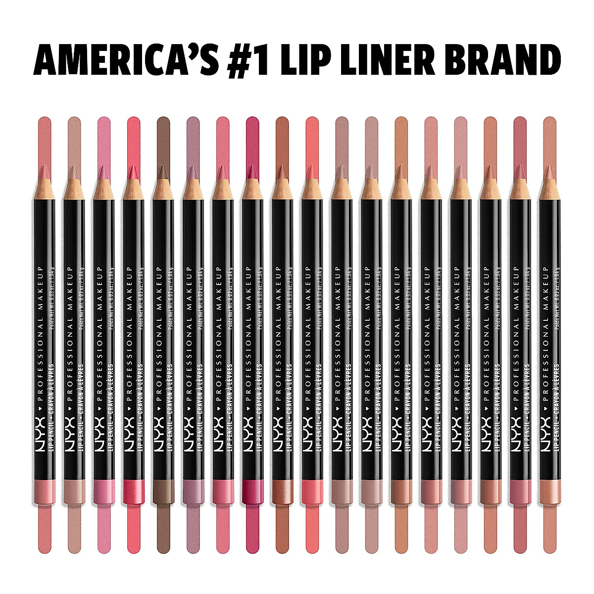 NYX PROFESSIONAL MAKEUP Slim Lip Pencil, Long-Lasting Creamy Lip Liner - Mauve
