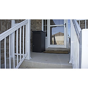 RTS Home Accents Parcelwirx Secure Package Delivery Box Locker, Graphite