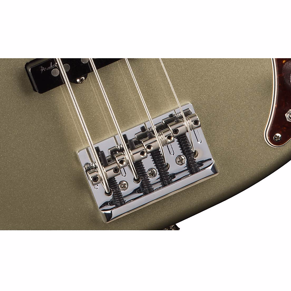 Fender American Deluxe 4-String Bass Bridge Assembly ('04-'10), Chrome