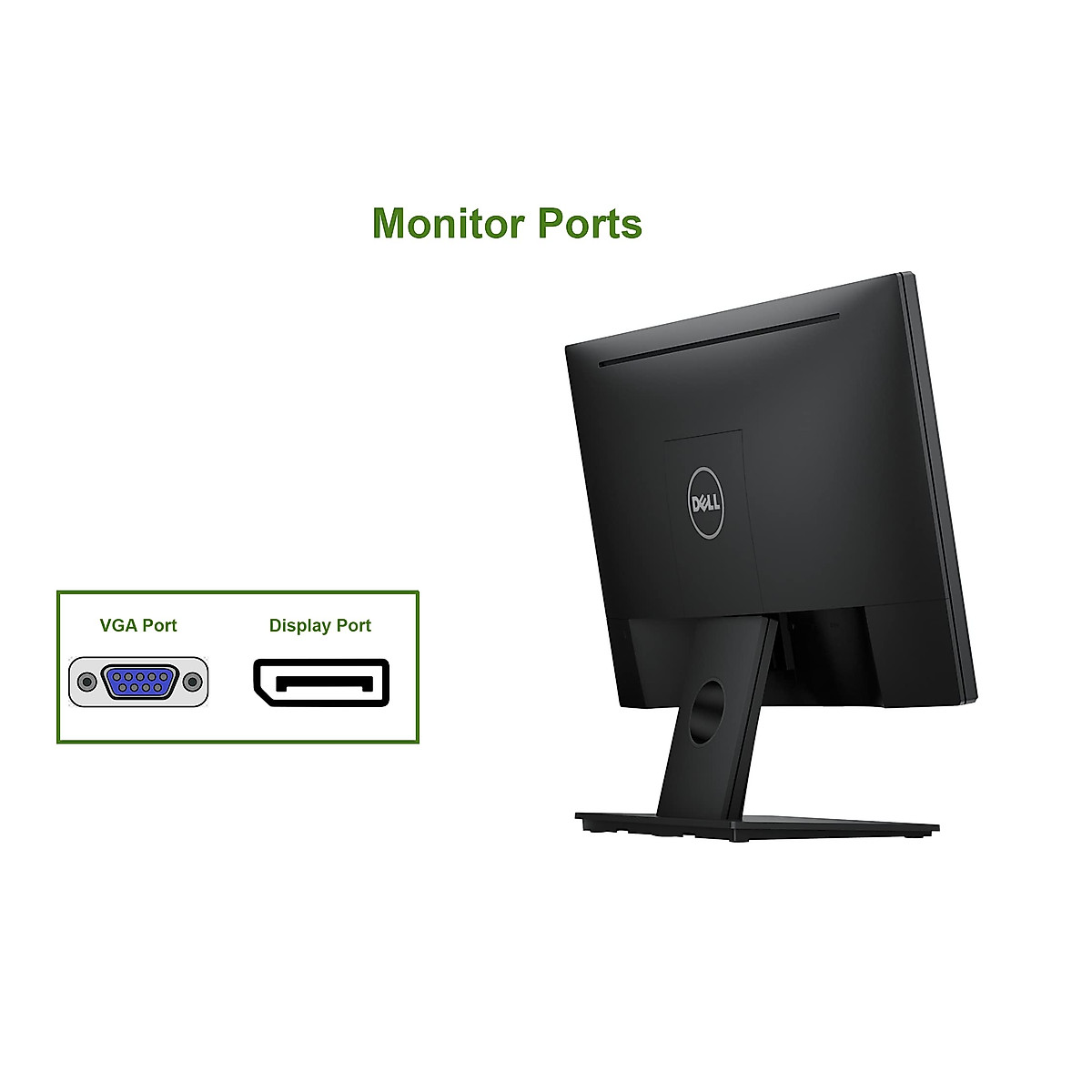 Dell E2216H 21.5-Inch Full HD 1080p Monitor with VGA and Display Ports (Renewed)