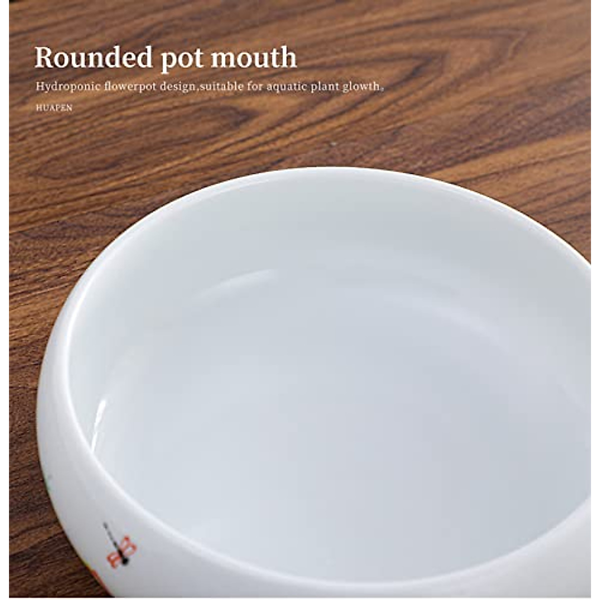 Nautance Beautiful 8-inch Ceramic Pot for Succulents and Indoor Plants,Planters for Succulents, Flower Pots for Your Home Decor or Office