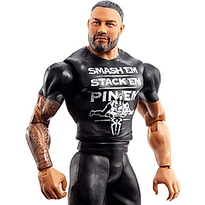 WWE Basic Roman Reigns Action Figure, Posable 6-inch Collectible for Ages 6 Years Old & Up​​