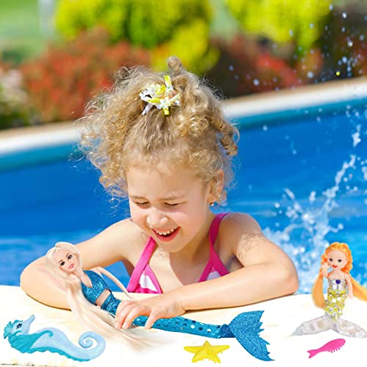 BETTINA Mermaids Princess Doll with Little Mermaid Doll & Seahorse Play Set | Mermaid Gifts for Girls|Mermaid Toys for 3 to 7 Year Olds