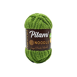 Blanket Extra 1 Pack 250g/8.81oz Polyester 6 Super Bulky (Jumbo) 38 yds Knitting Crochet Crafts & Amigurumi Chunky Chenille Yarn Home Decor (Green)