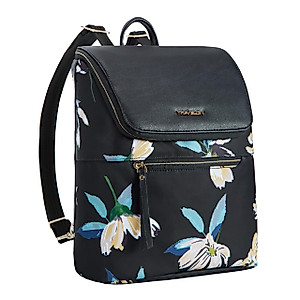Travelon Addison-Anti-Theft Backpack, Midnight Floral, One Size