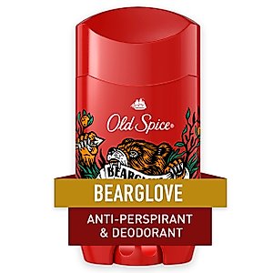 Old Spice Anti-Perspirant Deodorant for Men, Bearglove Scent, 2.6 Oz