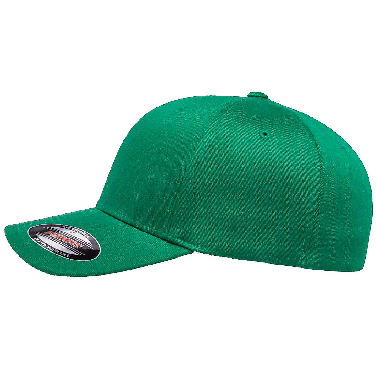1983-86 Ford Mustang GT 5.0 Hatchback Outline Design Flexfit 6277 Athletic Baseball Fitted Hat Cap Pepper Green S/M