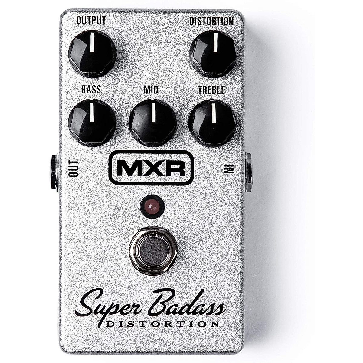 Briskdrop MXR M75 Super Badass Distortion Guitar Effects Pedal Bundle with MXR Premium Instrument Cable and Patch Cables m75bundle