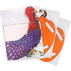 yosager 3 Pack Thanksgiving Table Decorations Tissue Turkey and Pumpkin, Honeycomb Decor Thanksgiving Centerpiece Party Accessory Table Supplies