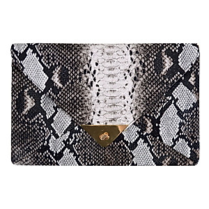 U Scinan Fashion Women Snakeskin Envelope Clutch Bag Ladies Retro Evening Party Prom Chain Handbag Purse Mother's Day Gift