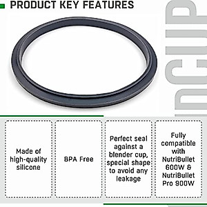 Gasket Rubber Seal Ring Accessories for Nutribullet Replacement Parts Gasket Blender 900 Series 600W and 900W