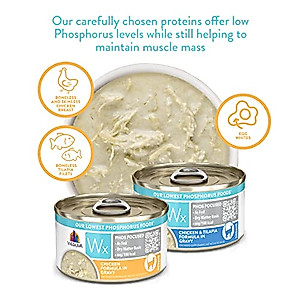 Weruva Wx Phos Focused, Chicken Formula in Gravy, 3oz Can (Pack of 12)