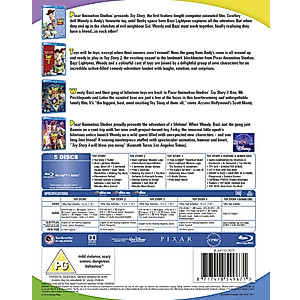 Toy Story 1-4 Boxset [Blu-ray] [2019] [Region Free]