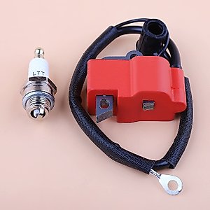 Luxuypon Ignition Coil Spark Plug Kit Fit for Makita DCS460 DCS510 46CC 50CC 18" Chainsaw