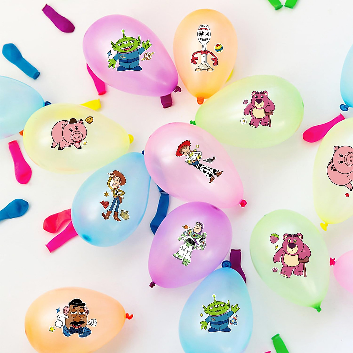 Toy Inspired Make a face Stickers,Make You Own Stickers DIY Cartoon Stickers for Party Decoration Party Supplies Birthday Gift Laptop Luggage Notebook Stickers(24 PCS)