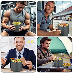 40oz Insulated Food Jar-Say Goodbye to Spills&Cold Meals|Ultimate Airtight Leak-Proof Lid Thermo for Hot Food, Wide Mouth Soup Thermos Lunch Box Container Adults|Stainless Steel with Folding Spoon