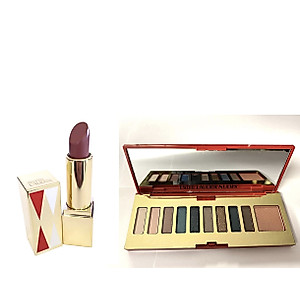 Estee Lauder Pure Color Envy Sculpting Lipstick, 0.12 oz. / 3.5 g •• (Intense Nude 130/561) + 9 Color Eyeshadow (nude)