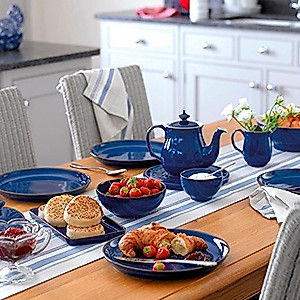 Denby Imperial Blue Coupe Dinner Plate, Royal Blue