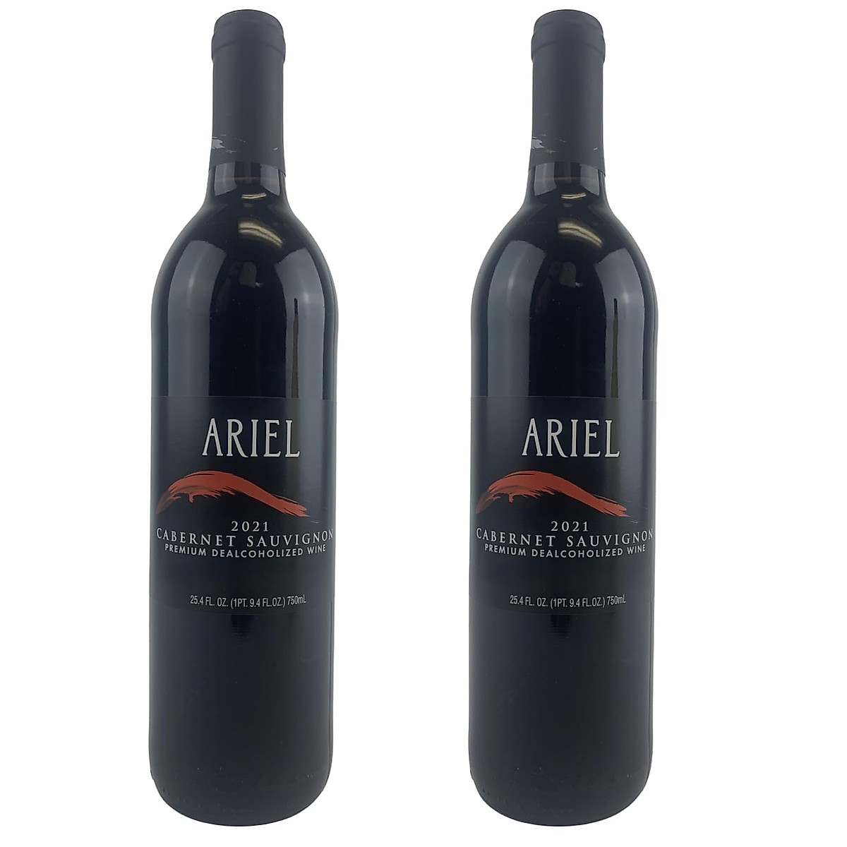 Ariel Cabernet Sauvignon Wine 750ML 2 PACK Alcohol Removed Dealcoholized 25.4 oz Red Oak Aged