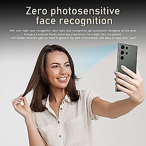 RAYPUR 5G Unlocked Smartphone for S23 Ultra, 7.3inch Full Screen Cell Phone, 7800Mah, 16 1TB, Global Version Android Mobile Phones, Facial Fingerprint Unlocking GPS,Black-1TB