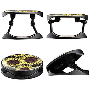 Konohan 4 Pieces Flower Expanding Stand Holder Daisy and Sunflowers Finger Stand Holders Foldable Expanding Stand Holder Phone Grip Socket Holder for Most Phone Cases and Tablets