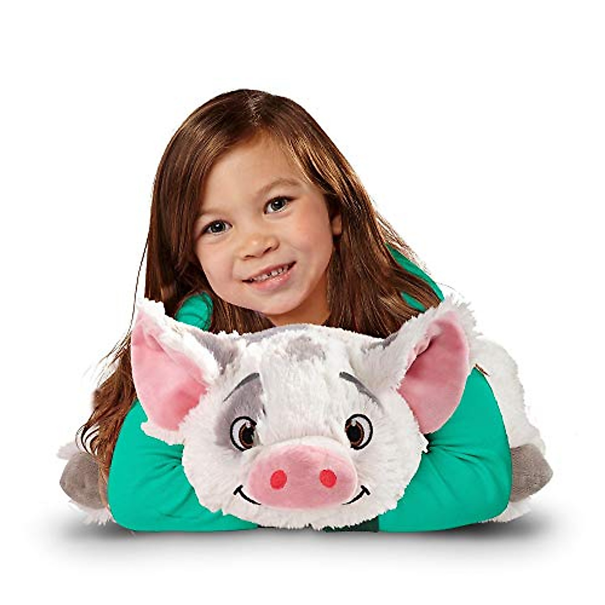 Pillow Pets Disney Moana Stuffed Animal Plush Pillow Pet 16", Pua , White