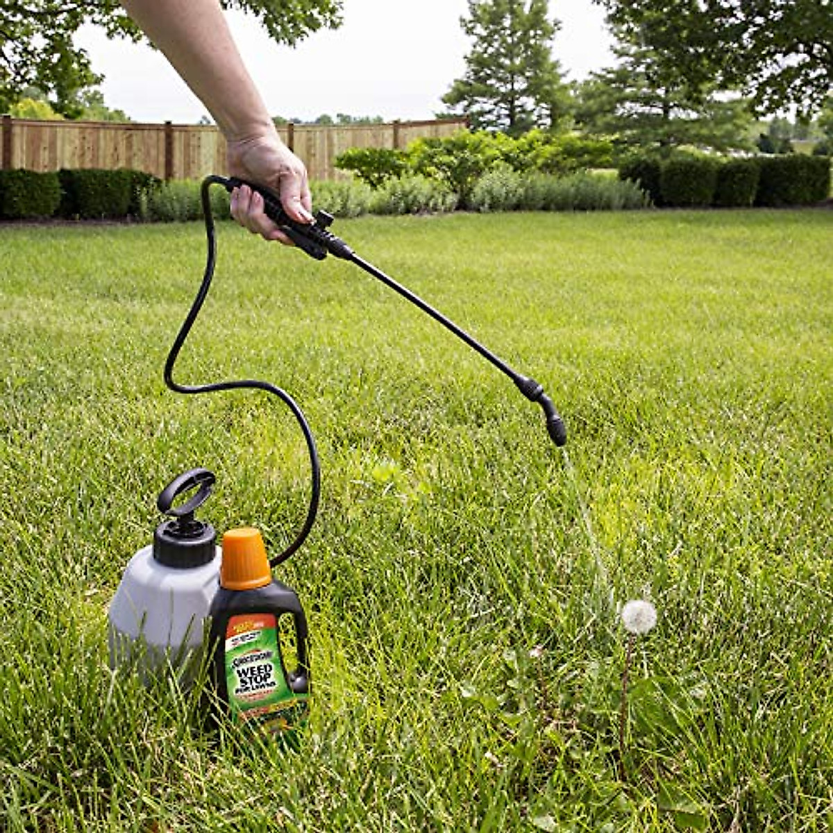 Spectracide Weed Stop For Lawns Plus Crabgrass Killer Concentrate, Weed Killer, 32 Ounces