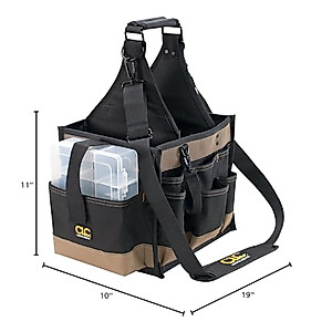 CLC Custom LeatherCraft 1528 Large Electrical and Maintenance Tool Carrier