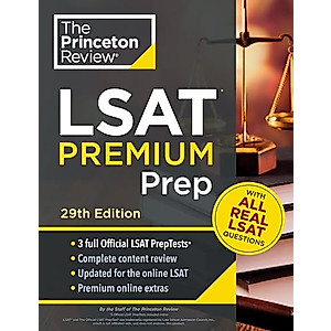 Princeton Review LSAT Premium Prep, 29th Edition: 3 Real LSAT PrepTests + Strategies & Review (Graduate School Test Preparation)
